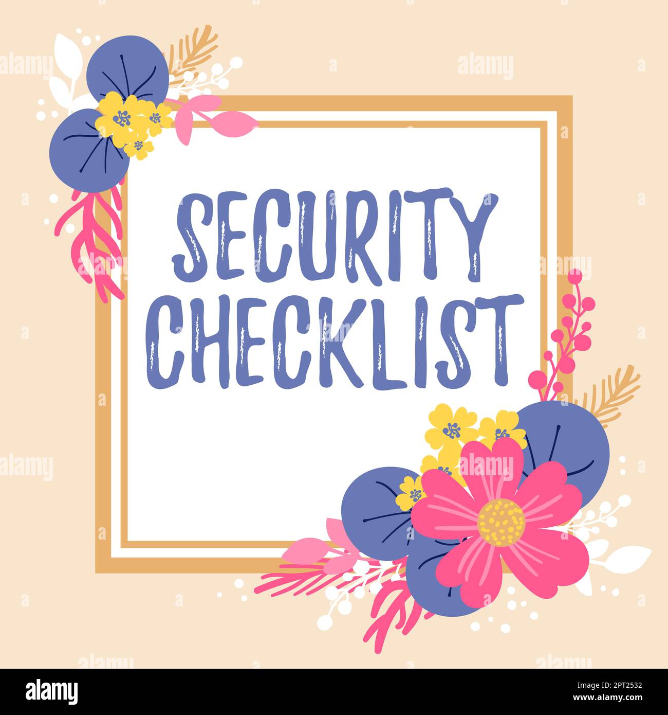 Conceptual Caption Security Checklistprotection Of Data And System