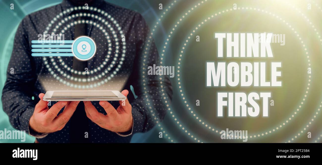 Conceptual caption Think Mobile FirstEasy Handheld Device Accessible ...