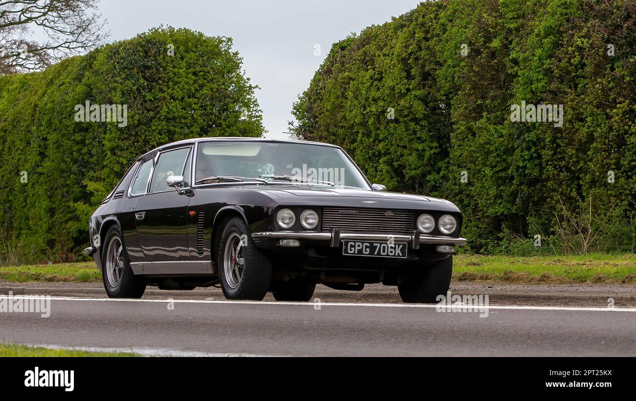 Bicester,Oxon,UK - April 23rd 2023. 1971 JENSEN INTERCEPTOR car ...