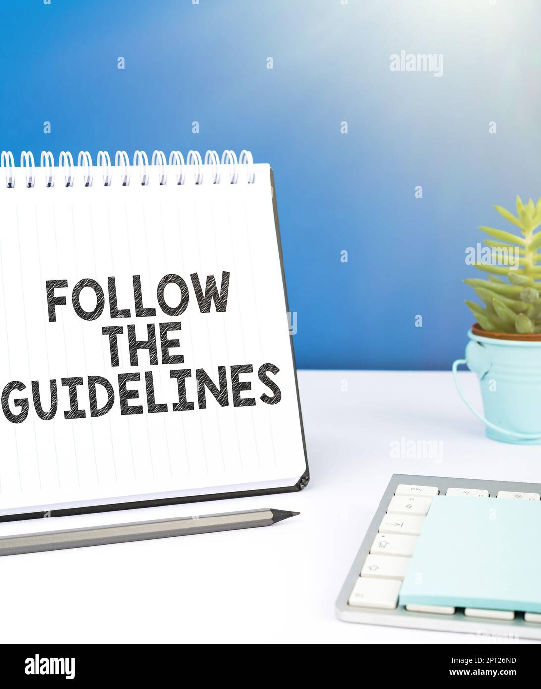 Text caption presenting Follow The Guidelines, Conceptual photo Manual ...