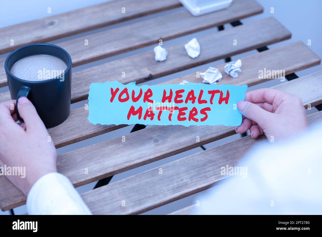 Hand writing sign Your Health Matters, Word for Physical Wellness is ...