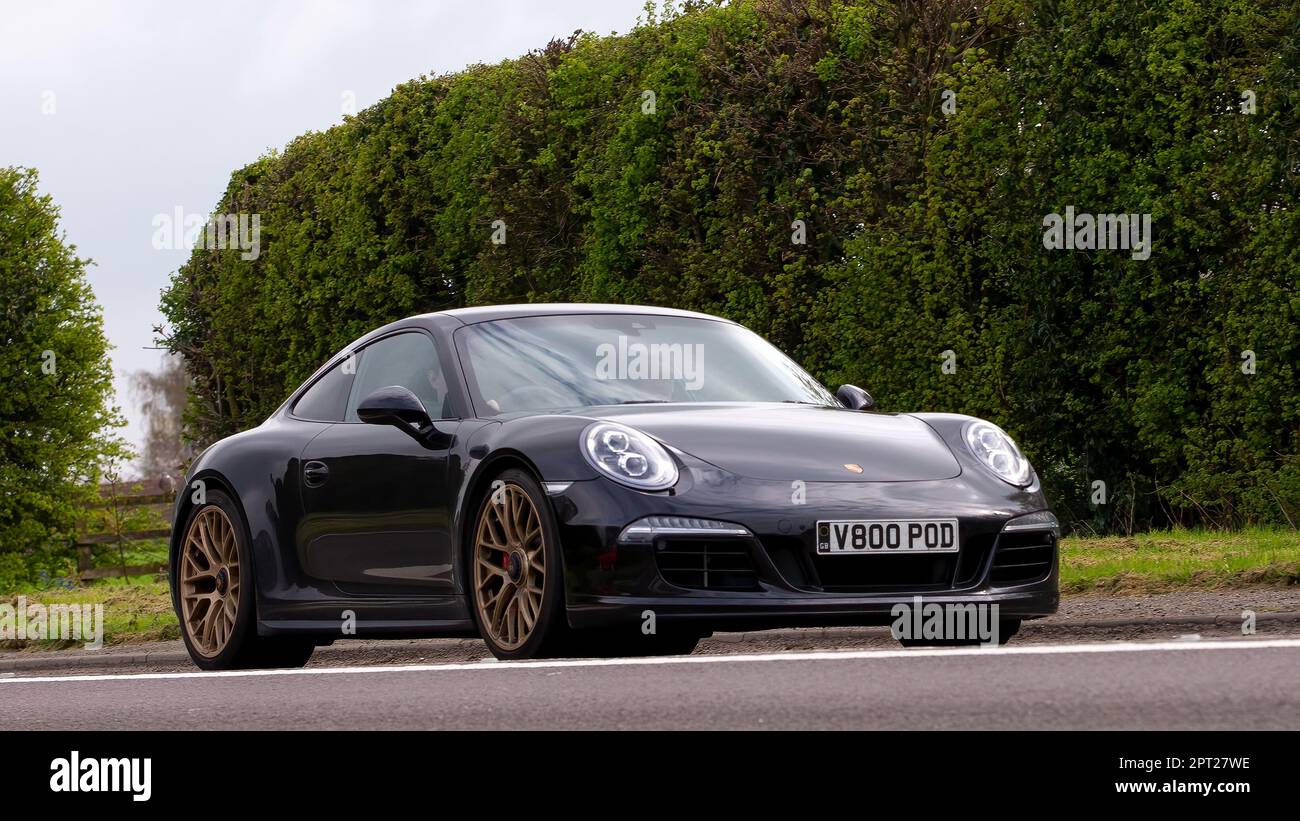 Sports car porsche road hi-res stock photography and images - Alamy