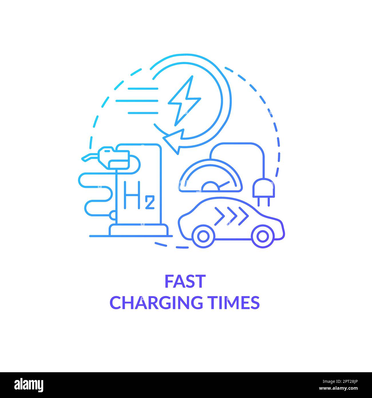 Hydrogen fuel cell engine Stock Vector Images - Alamy
