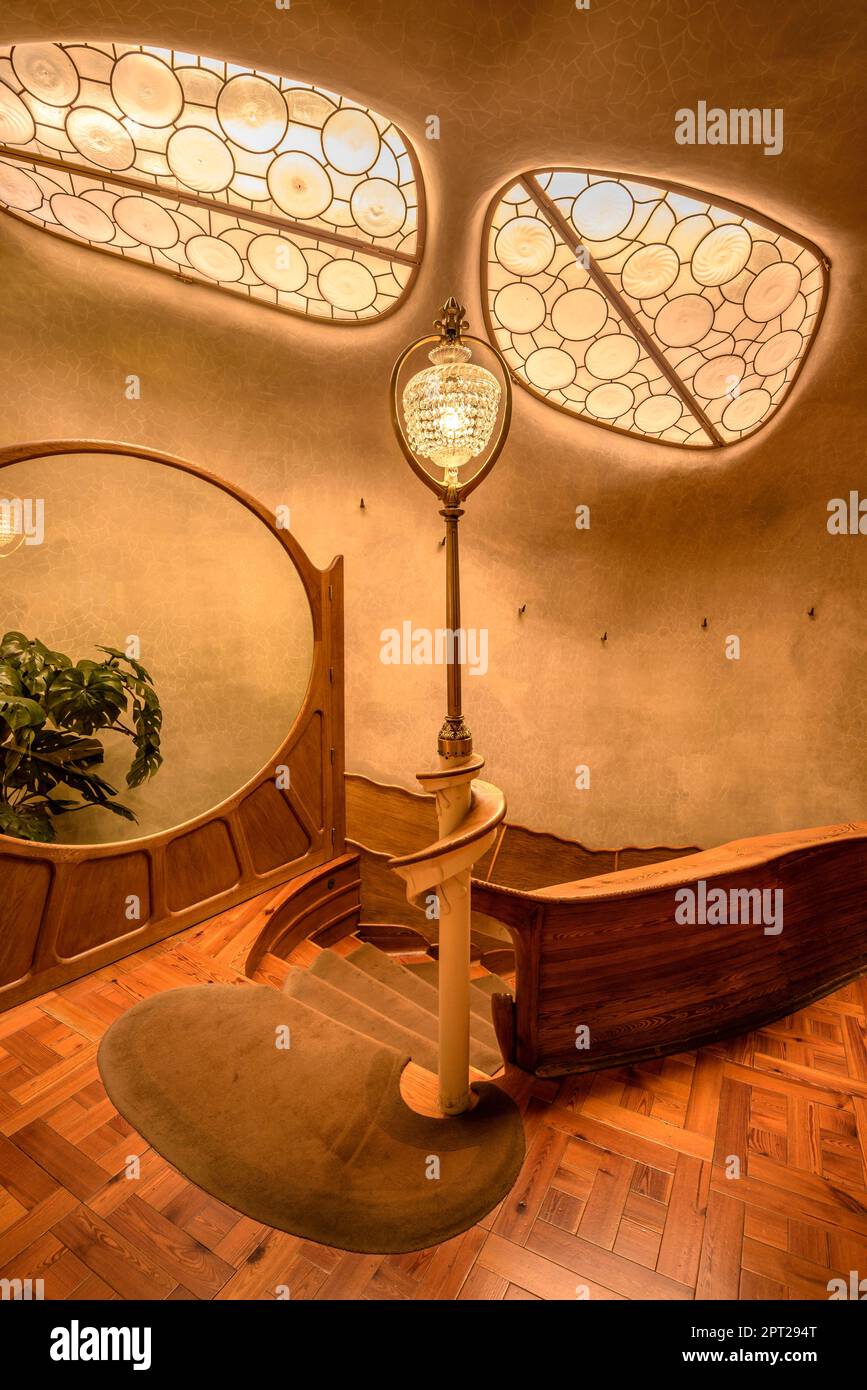 Stairs antoni gaudi hi-res stock photography and images - Alamy