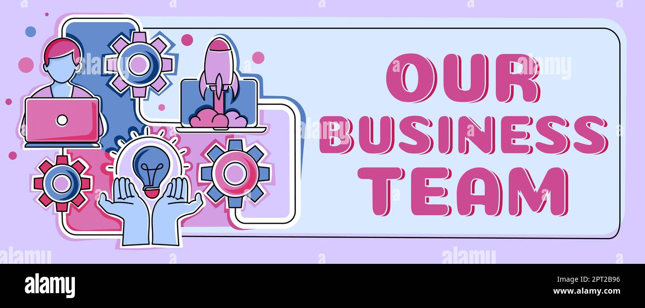 Conceptual caption Our Business Team, Conceptual photo meeting and ...