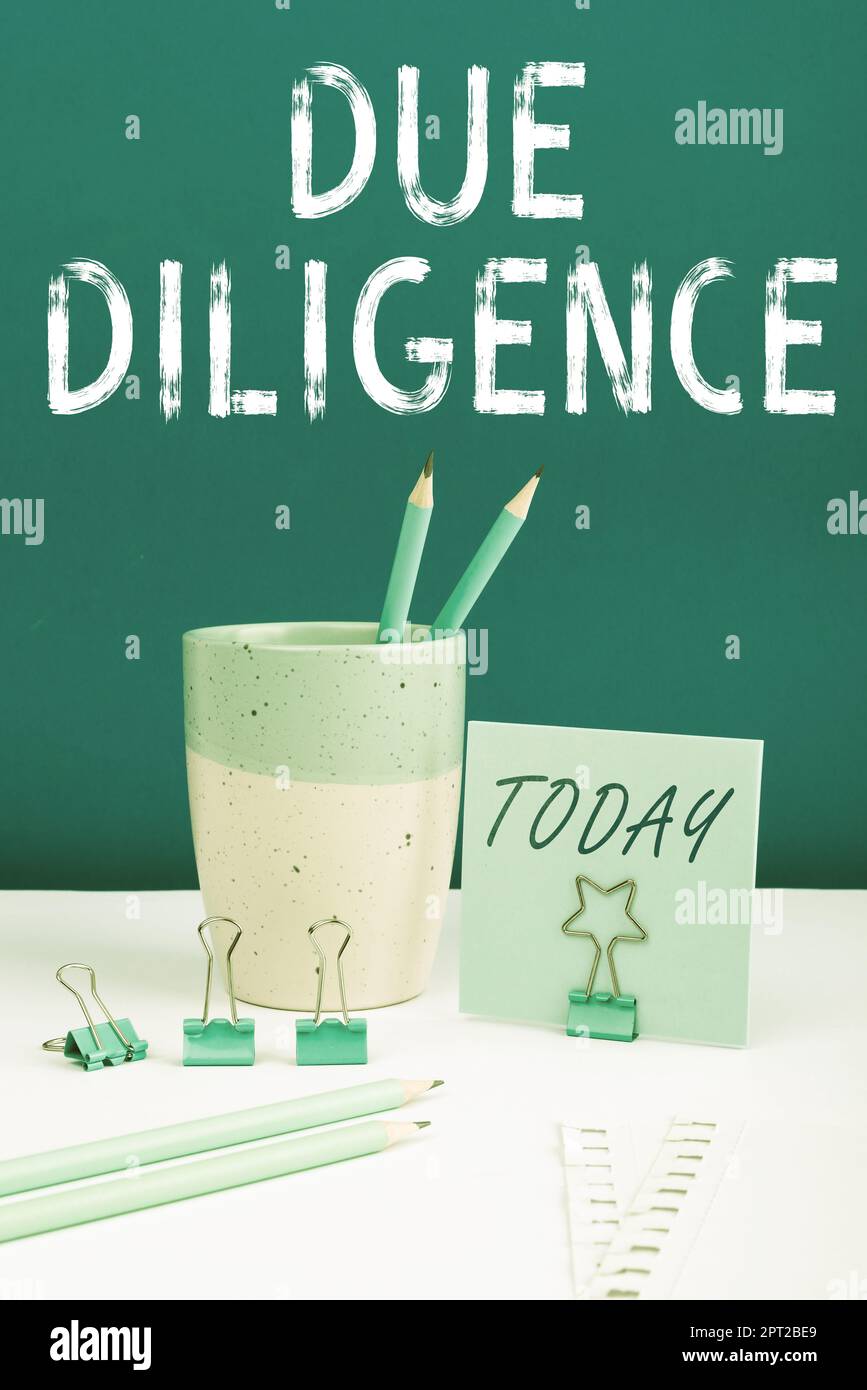 Writing displaying text Due Diligence, Word Written on avoid harming ... Writing displaying text Due Diligence, Word Written on avoid harming ...