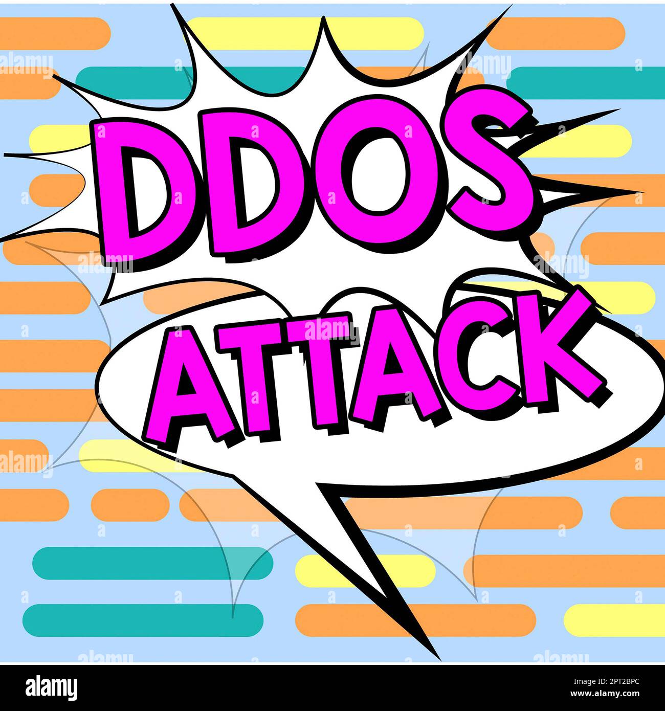 Hand writing sign Ddos Attack, Business concept disturbed access to the ...