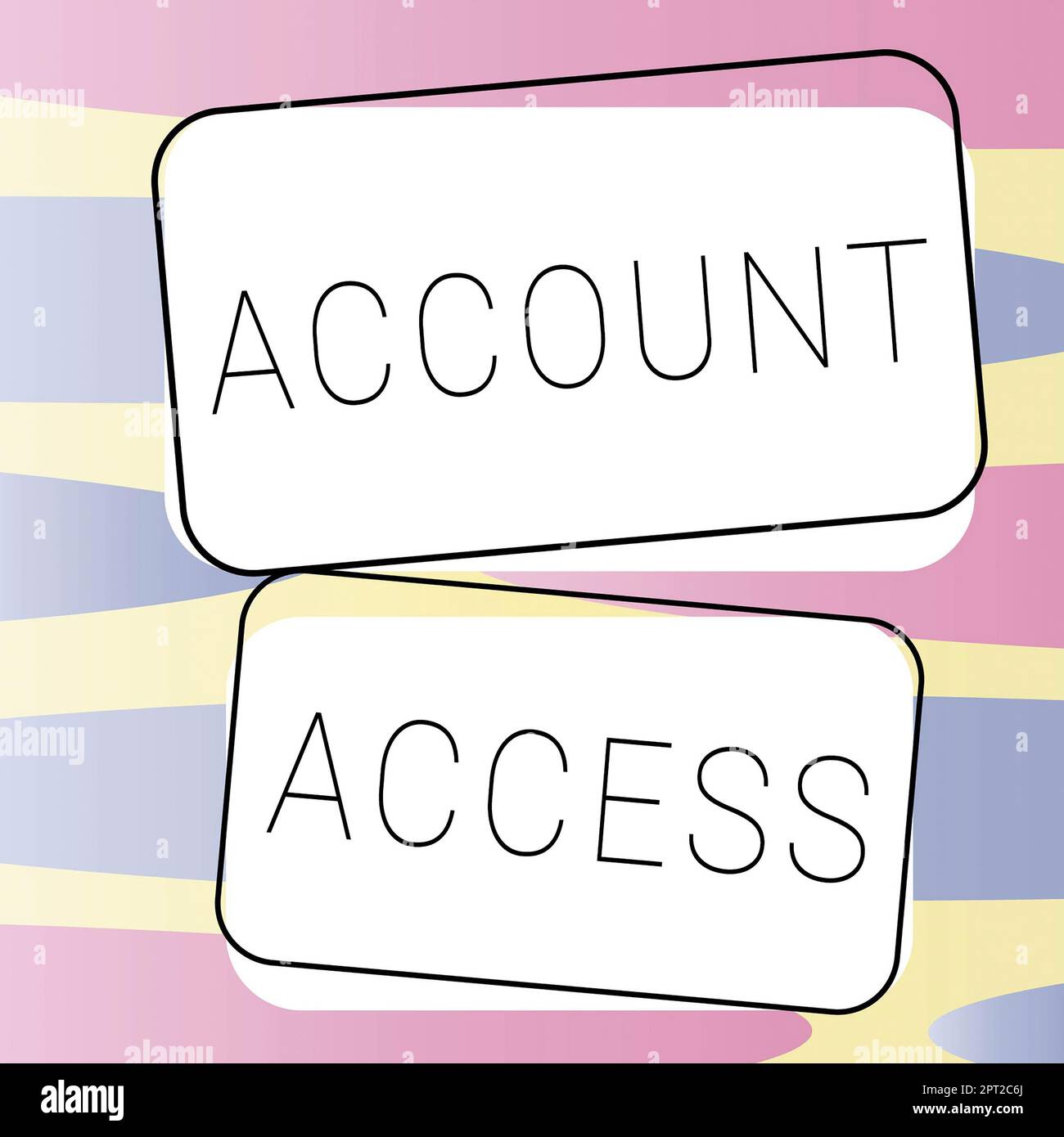 Hand writing sign Account Access, Word Written on full privilege for ...