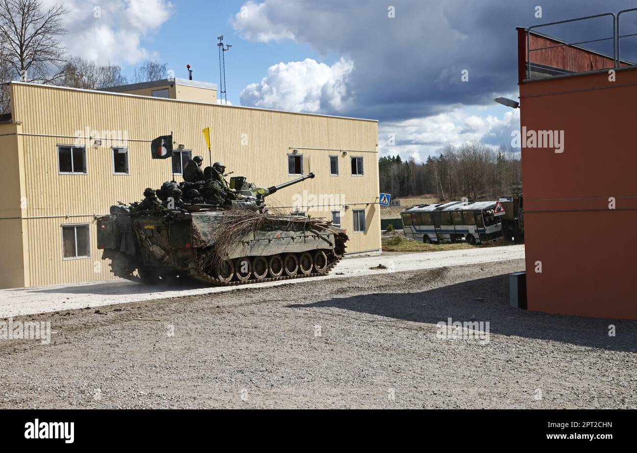 "Enemy" during the large military exercise Aurora23, at the Land ...