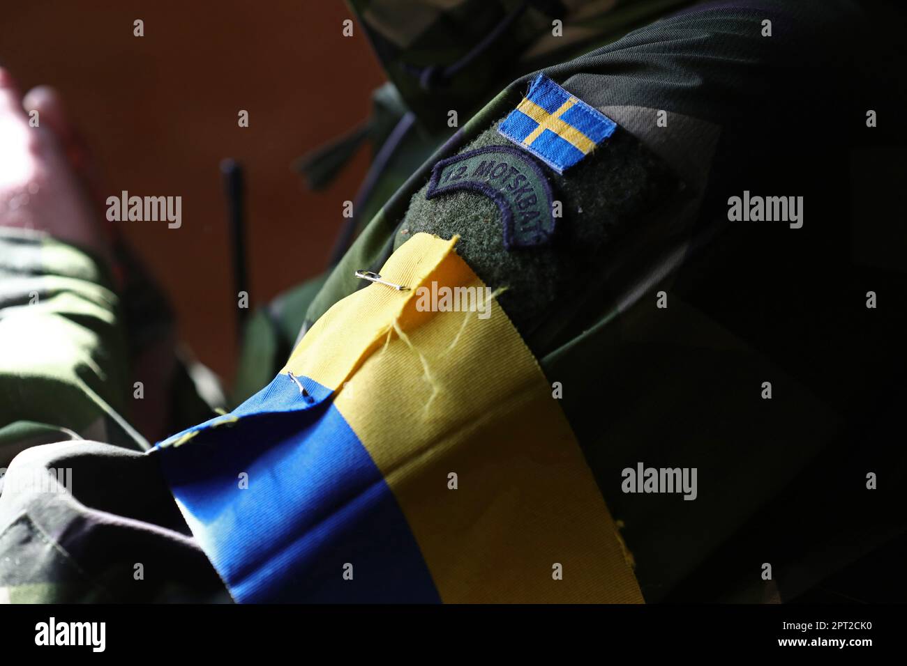 Staff during the large military exercise Aurora23, at the Land Warfare ...