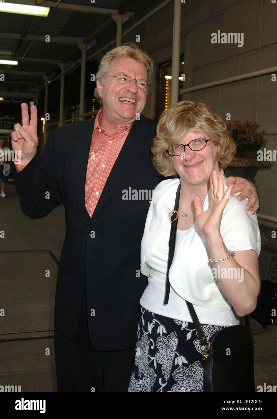 April 27, 2023, New York, New York, USA: Jerry Springer and his ...