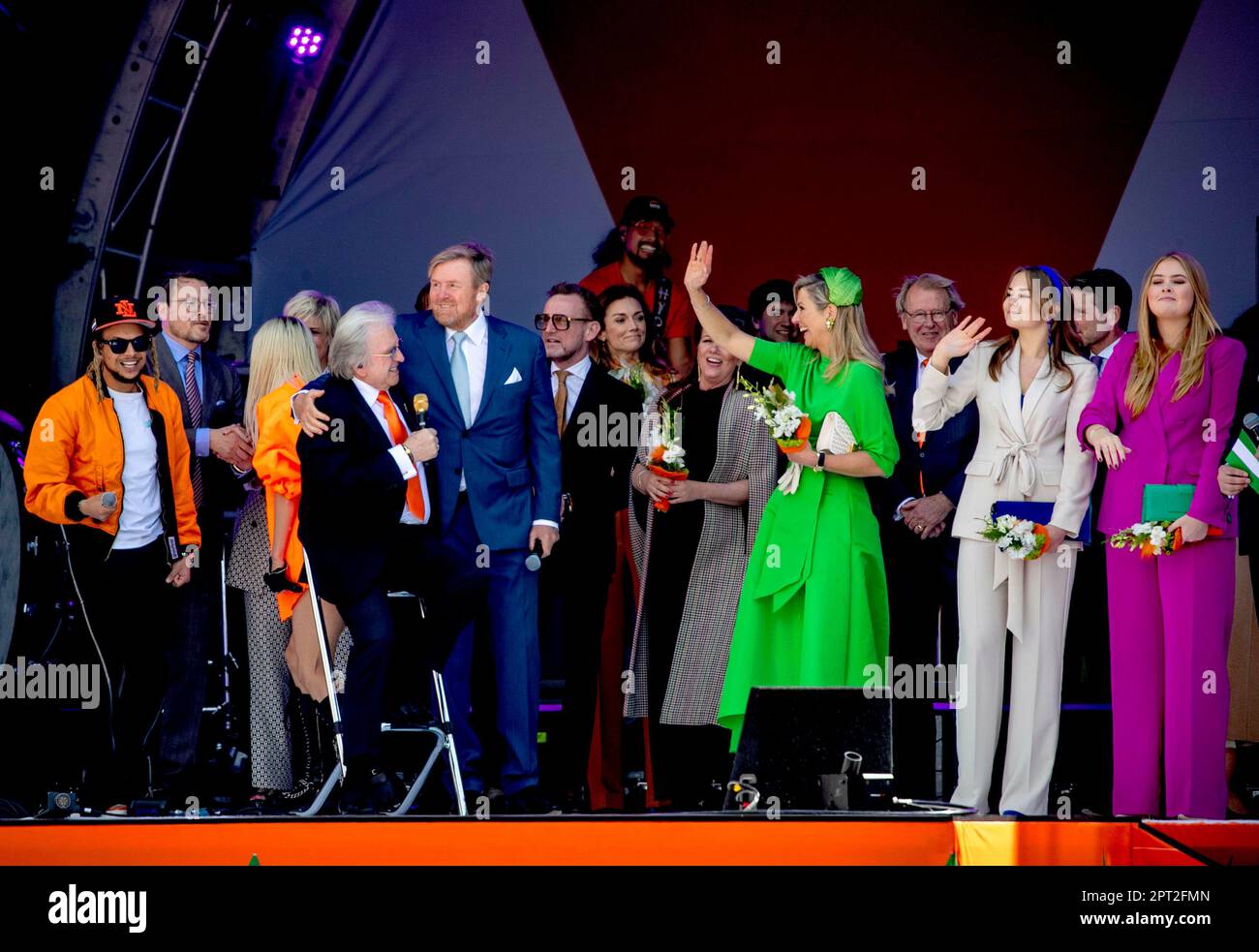 King Willem-Alexander, Queen Maxima, Princess Amalia and Princess ...