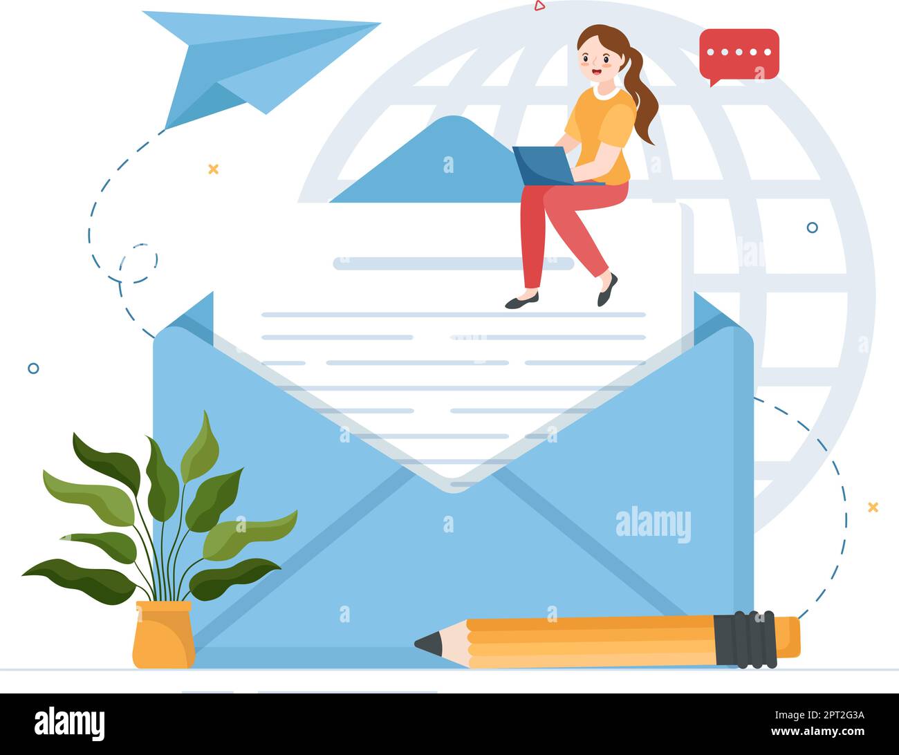Email Service with Correspondence Delivery, Electronic Mail Message and ...