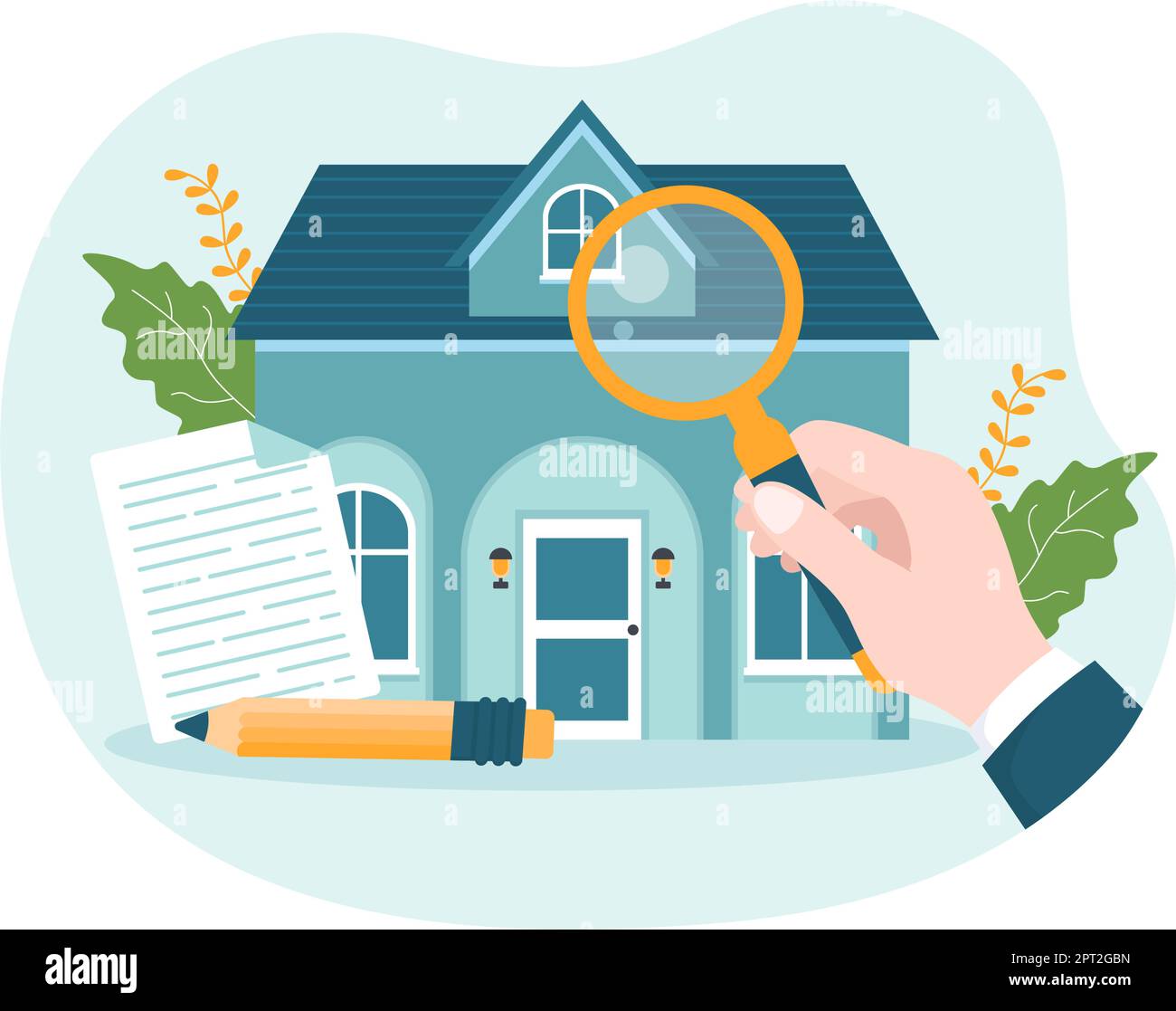 Home Inspector Checks the Condition of the House and Writes a Report ...