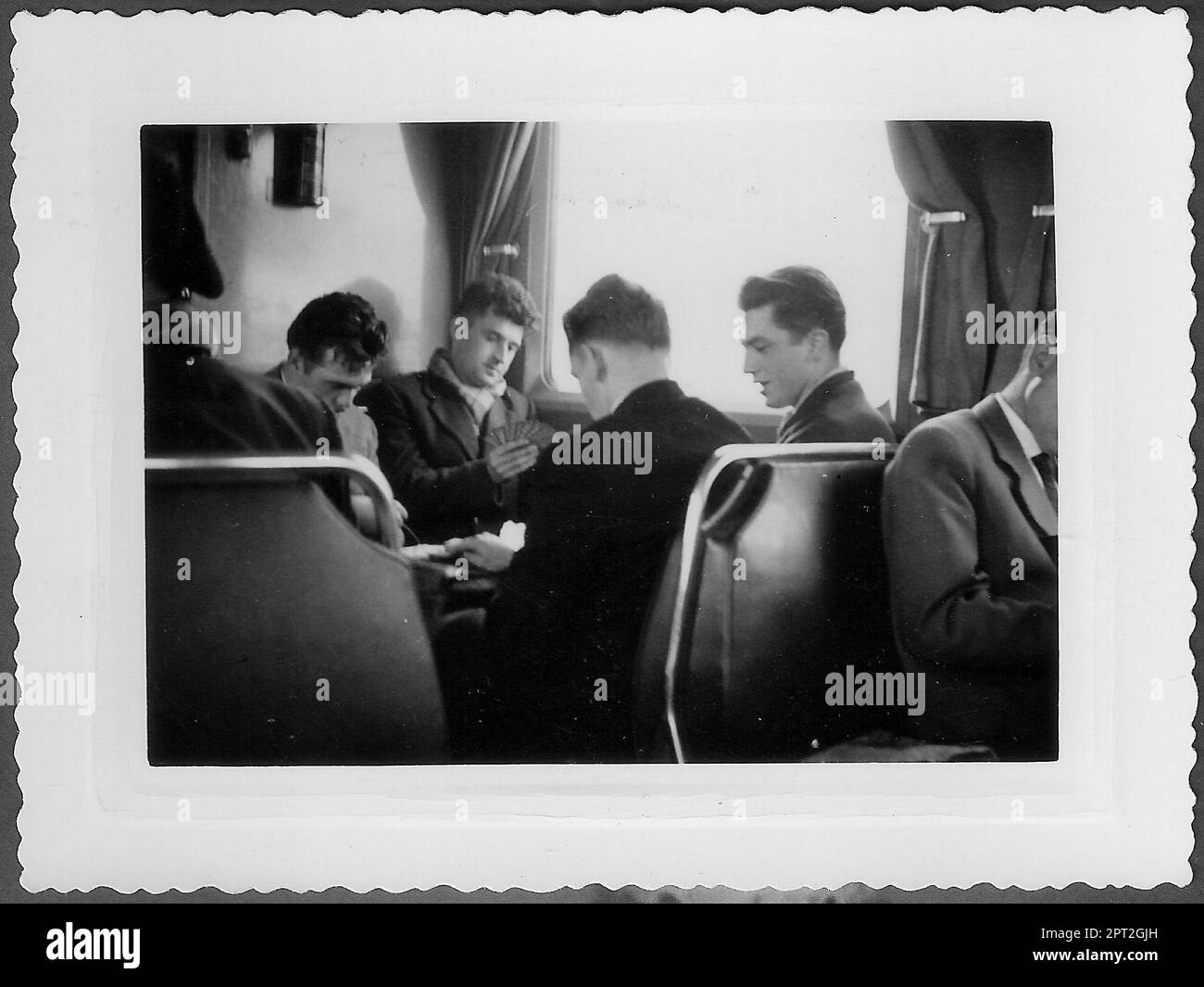 Four playing cards on Black and White Stock Photos & Images - Alamy