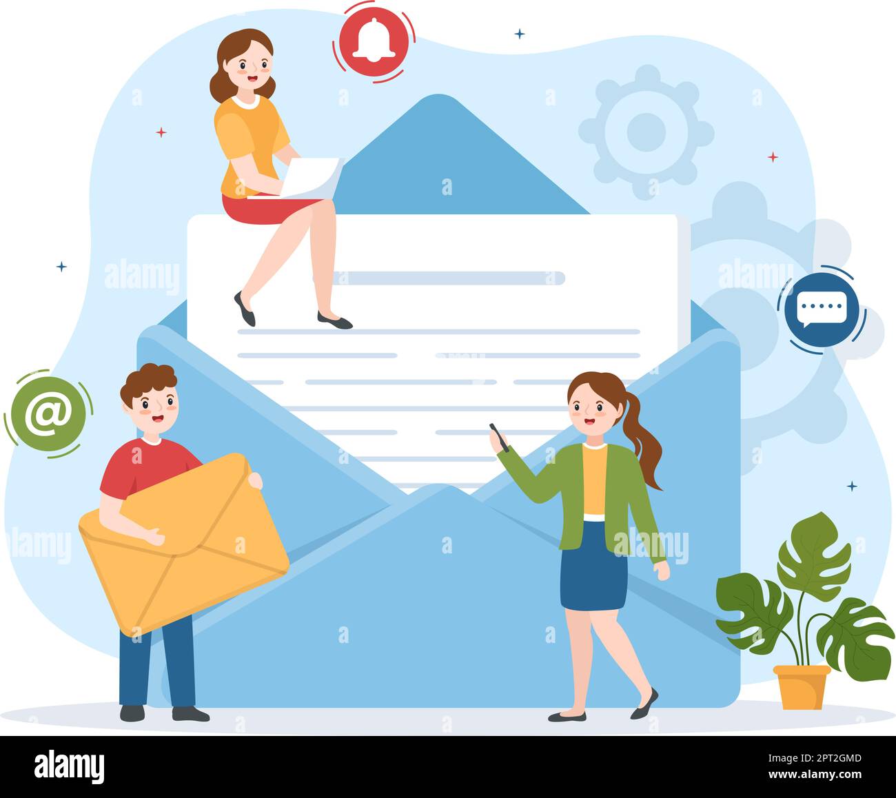 Email Service with Correspondence Delivery, Electronic Mail Message and ...