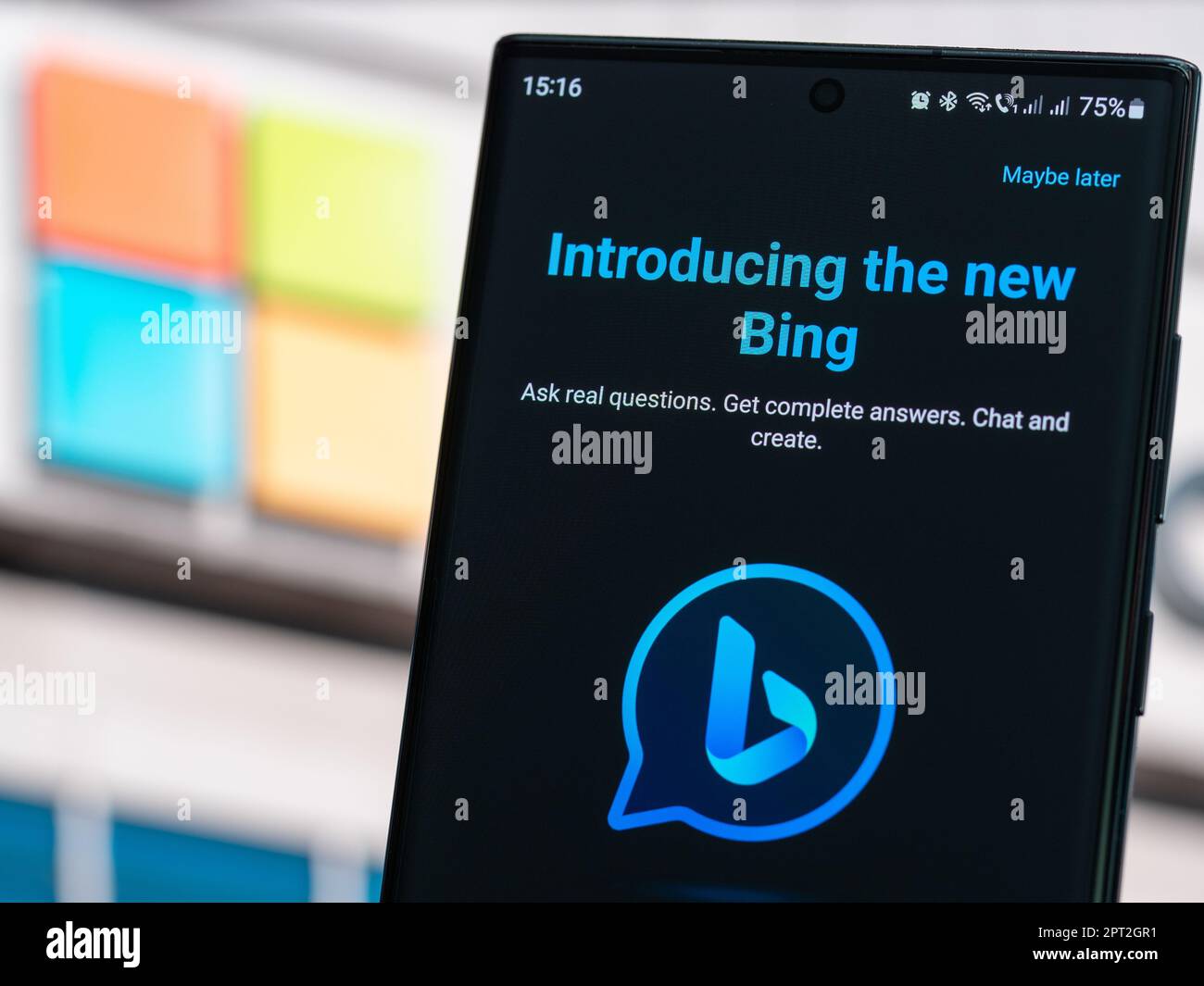 Galati, Romania - April 27, 2023: Discover the Power of AI: Introducing ...