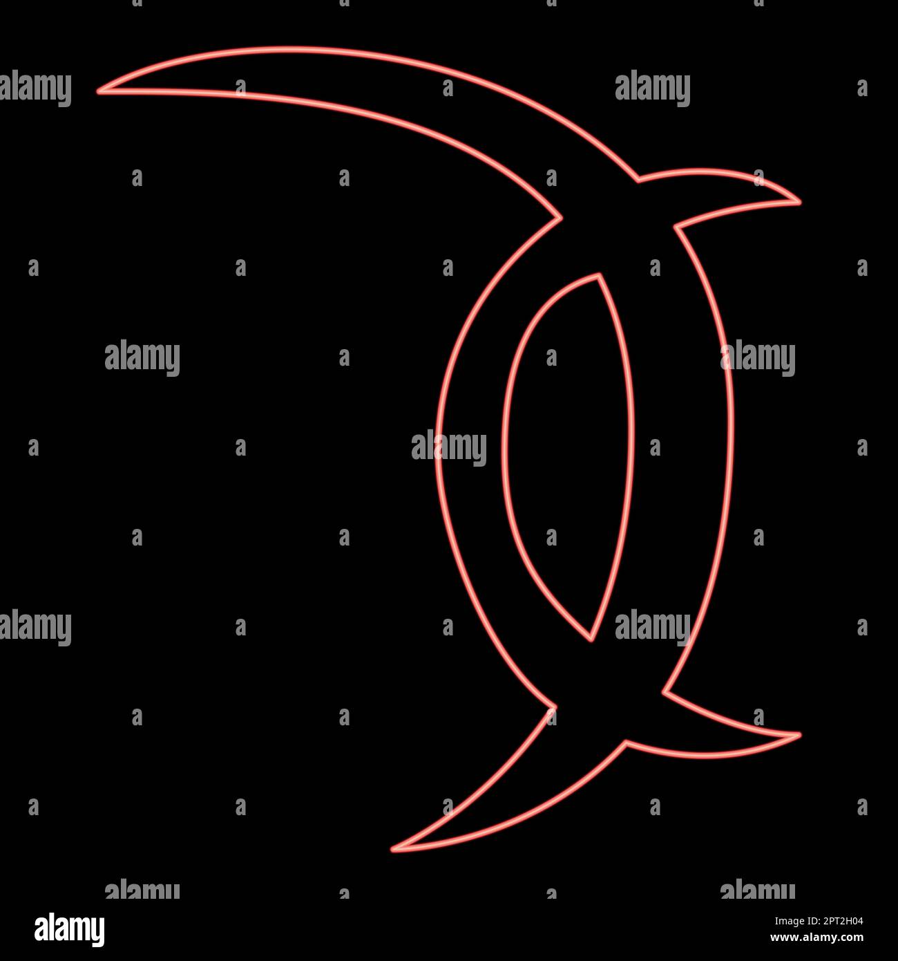 Neon brass knuckles deer antlers Knuckleduster Weapon for hand red ...