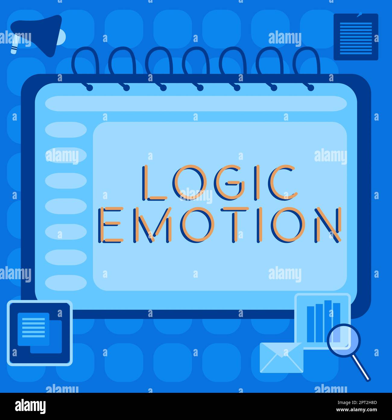 Sign displaying Logic Emotion, Business concept Unpleasant Feelings turned to Self Respect ...