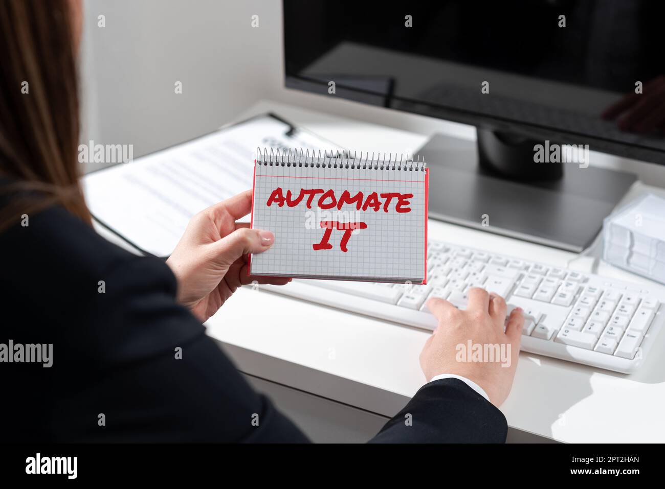 Conceptual display Automate It, Business concept convert process or ...