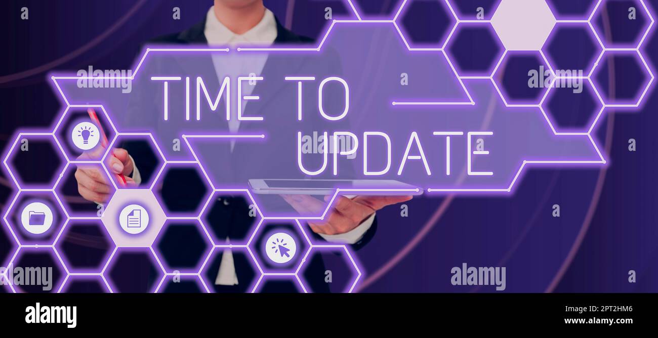 Conceptual display Time To UpdateThe latest information about a ...