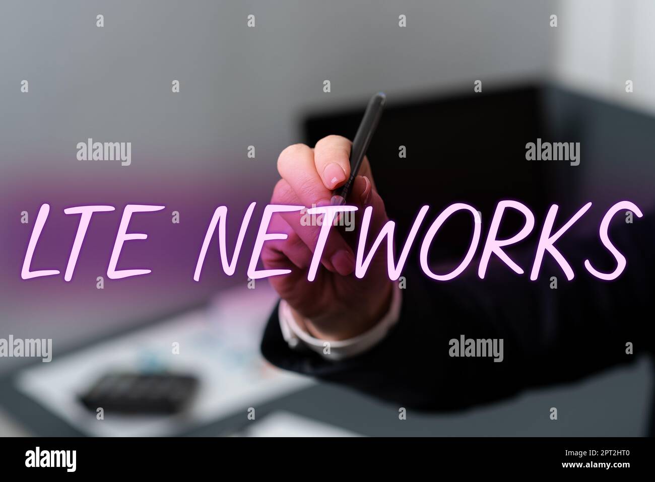 Handwriting Text Lte Networks Concept Meaning Fastest Network Connection Available For Wireless