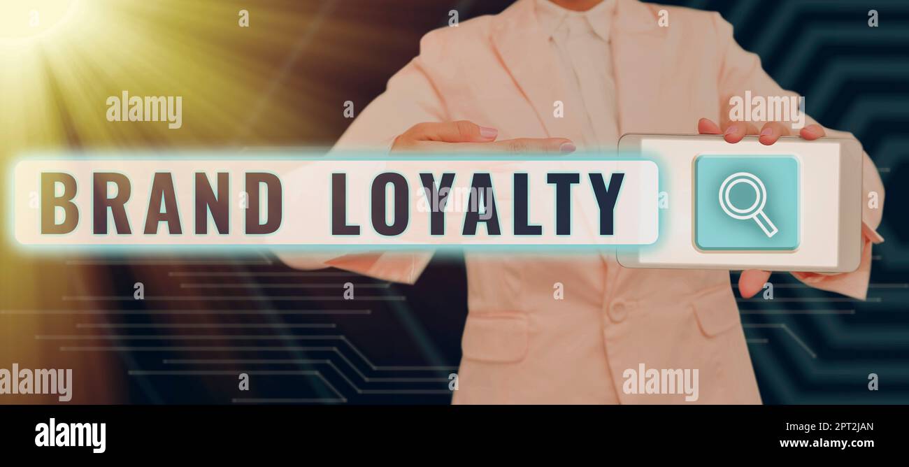 Conceptual display Brand Loyalty, Business showcase Repeat Purchase ...