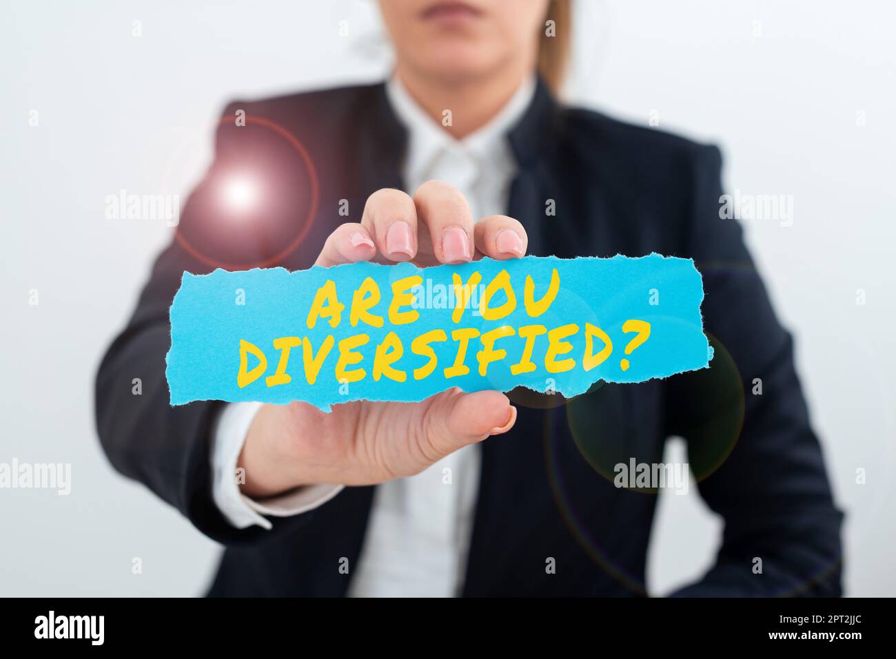 Sign displaying Are You Diversified Question, Business approach someone ...