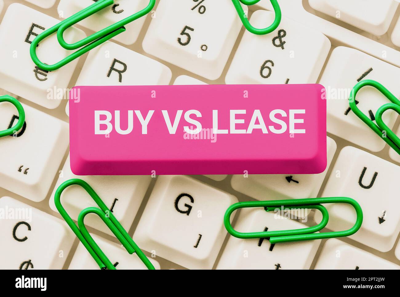 Handwriting text Buy Vs Lease, Business approach Own something versus ...
