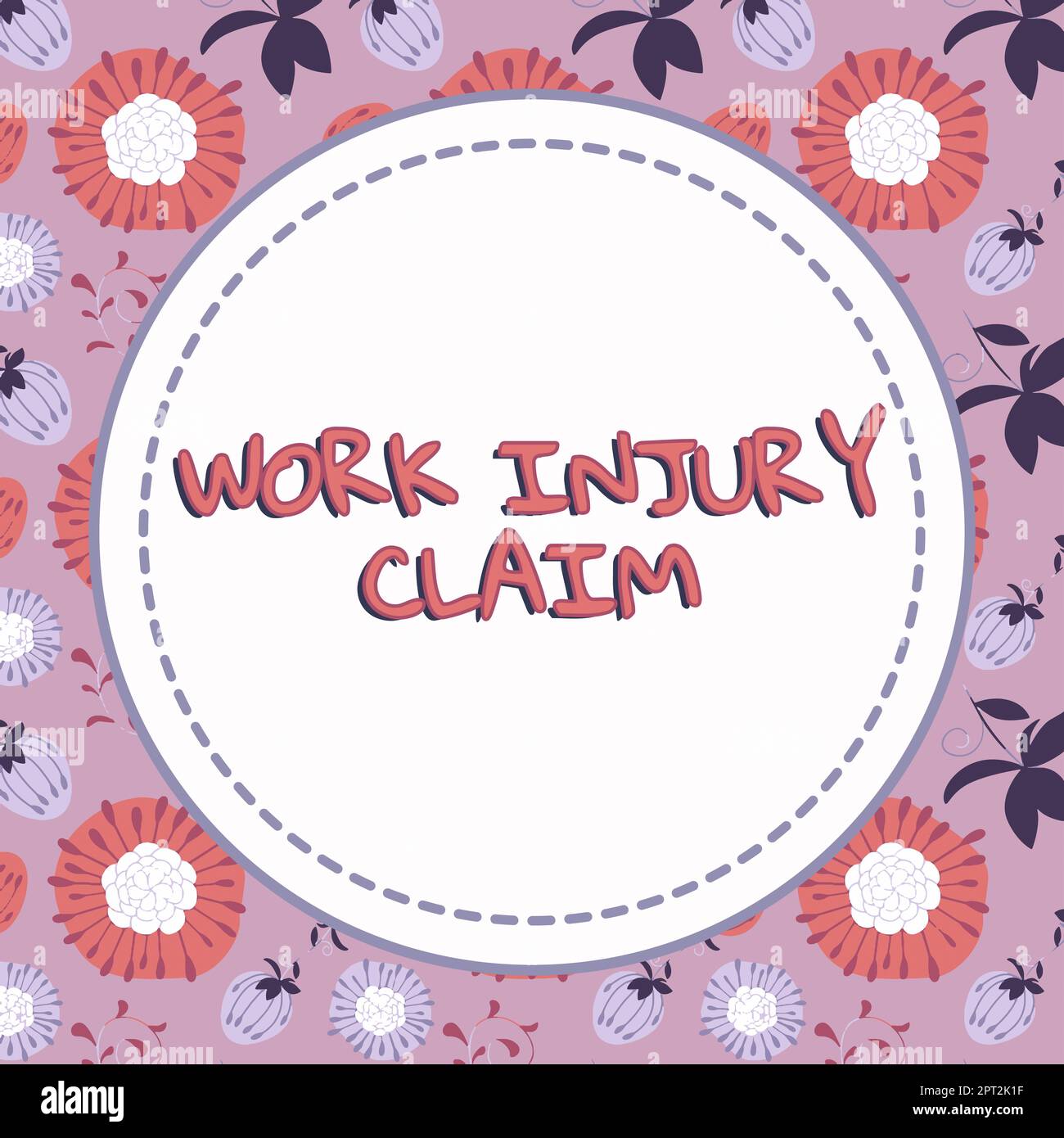 Sign displaying Work Injury ClaimMedical care reimbursement Employee ...