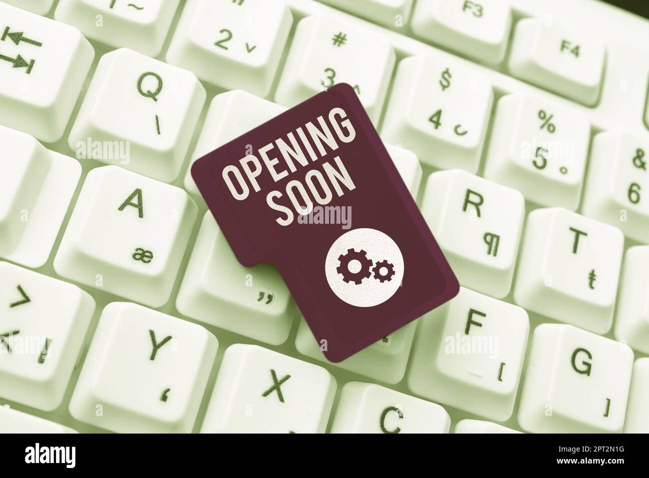 Hand writing sign Opening Soon, Word Written on Going to be available ...