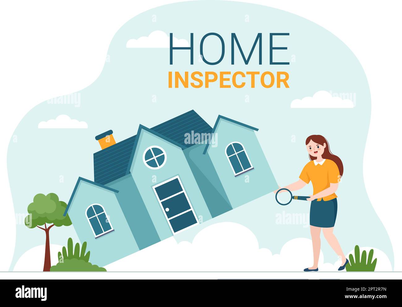 Home Inspector Checks the Condition of the House and Writes a Report ...