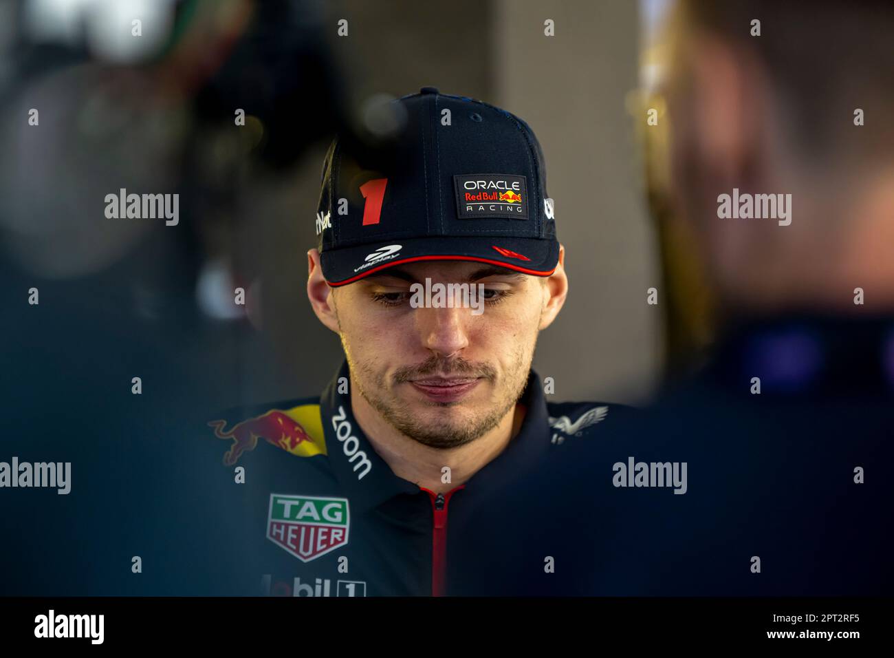 Baku, Azerbaijan, April 27, Max Verstappen, from Netherlands competes ...