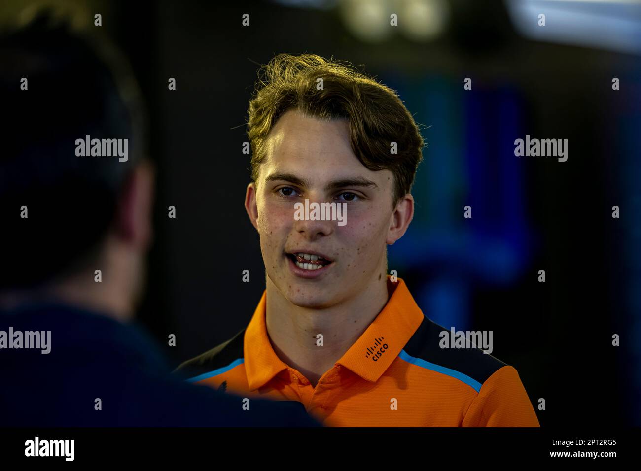 Baku, Azerbaijan, April 27, Oscar Piastri, from Australia competes for ...