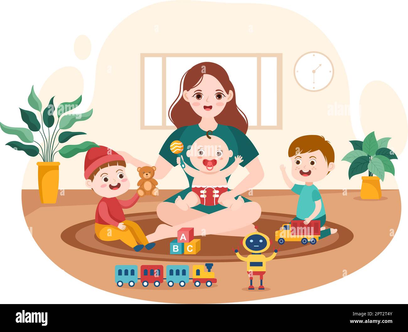 Babysitter or Nanny Services to Care for Provide for Baby Needs and ...