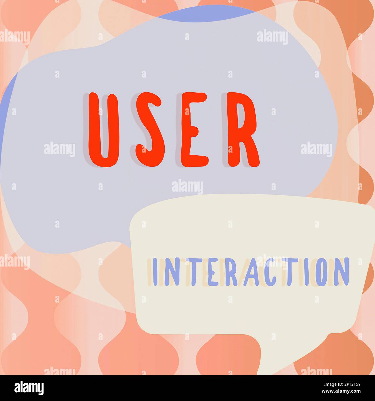 Text sign showing User Interaction, Concept meaning how the customer ...
