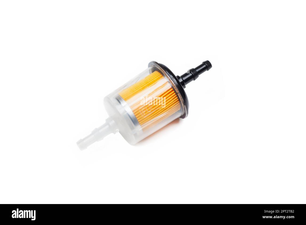 Fuel petrol filter isolated on white background Stock Photo - Alamy