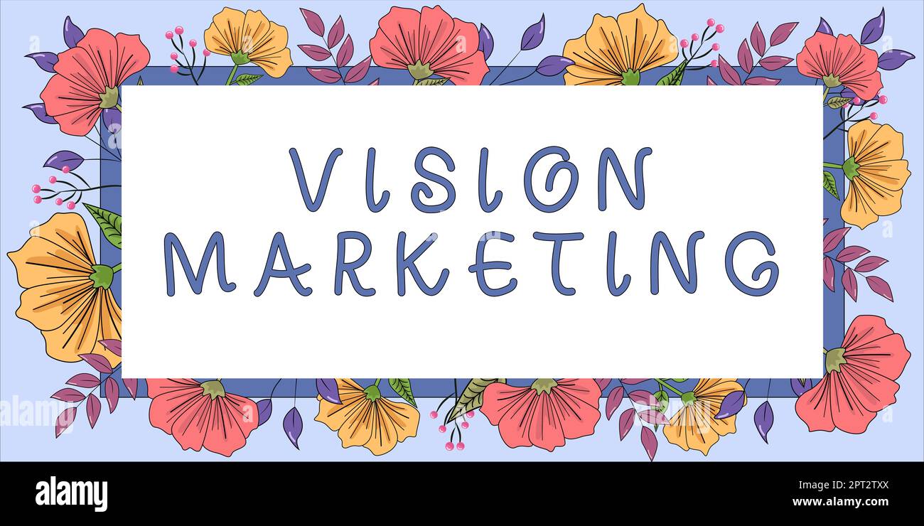 Conceptual caption Vision Marketing, Conceptual photo need work or help ...