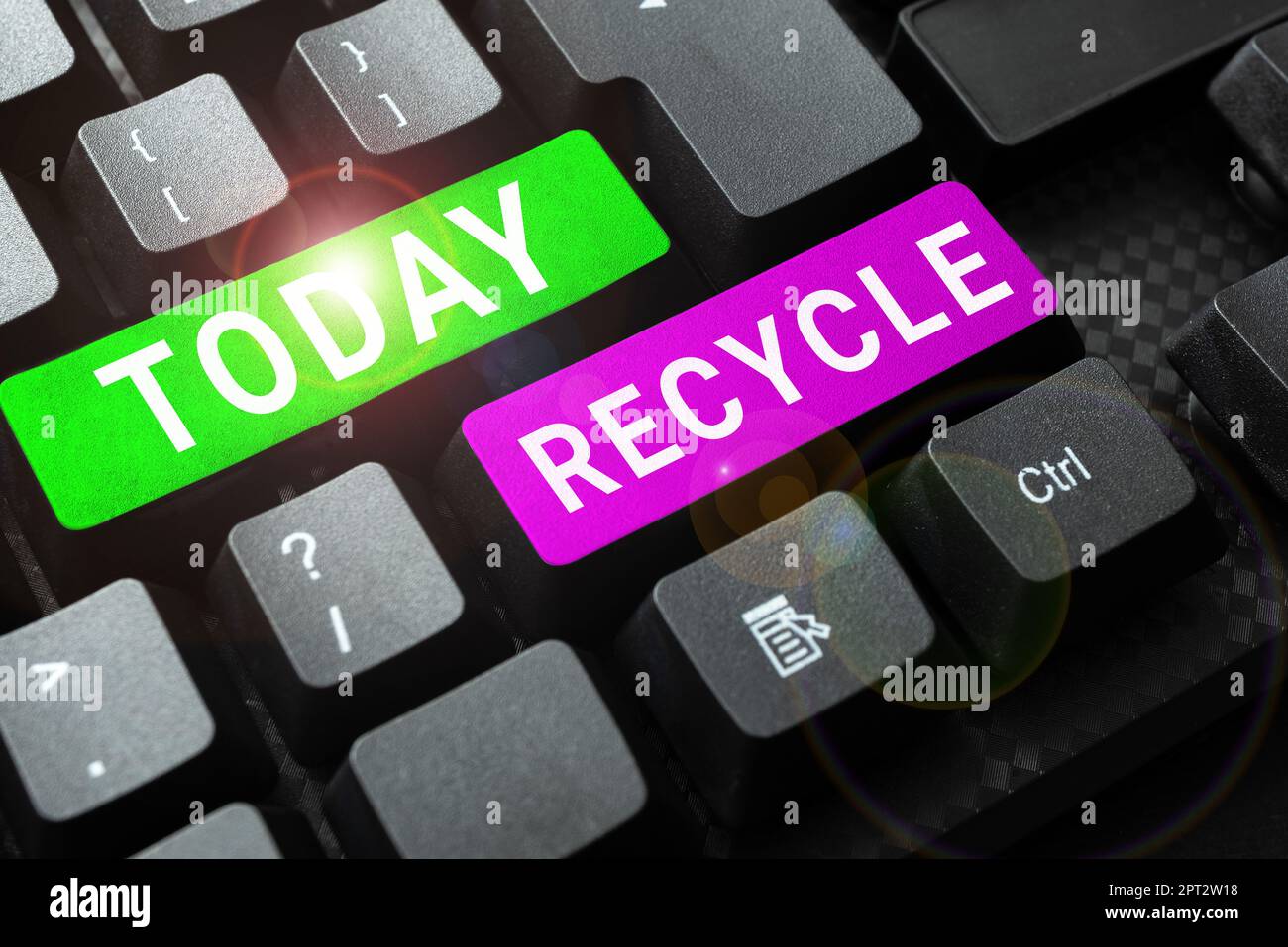 Handwriting text Recycle, Business approach process of converting waste ...