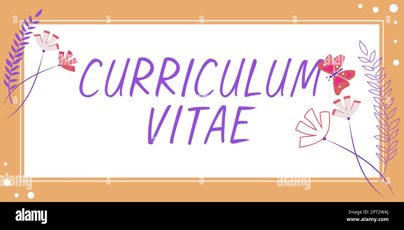 Handwriting text Curriculum Vitae, Business idea customers ...