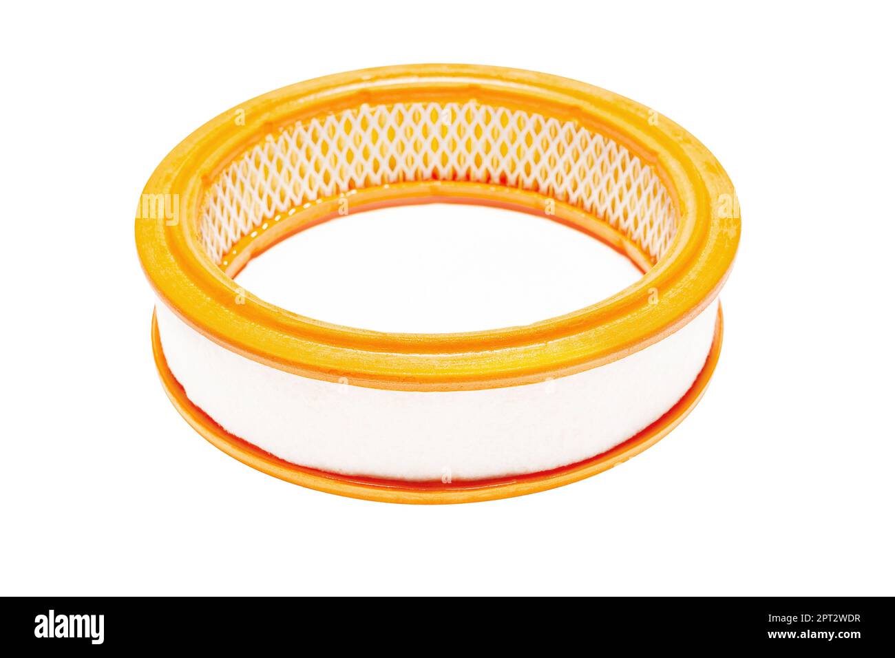 Air filter for a carbureted car on a white background Stock Photo - Alamy