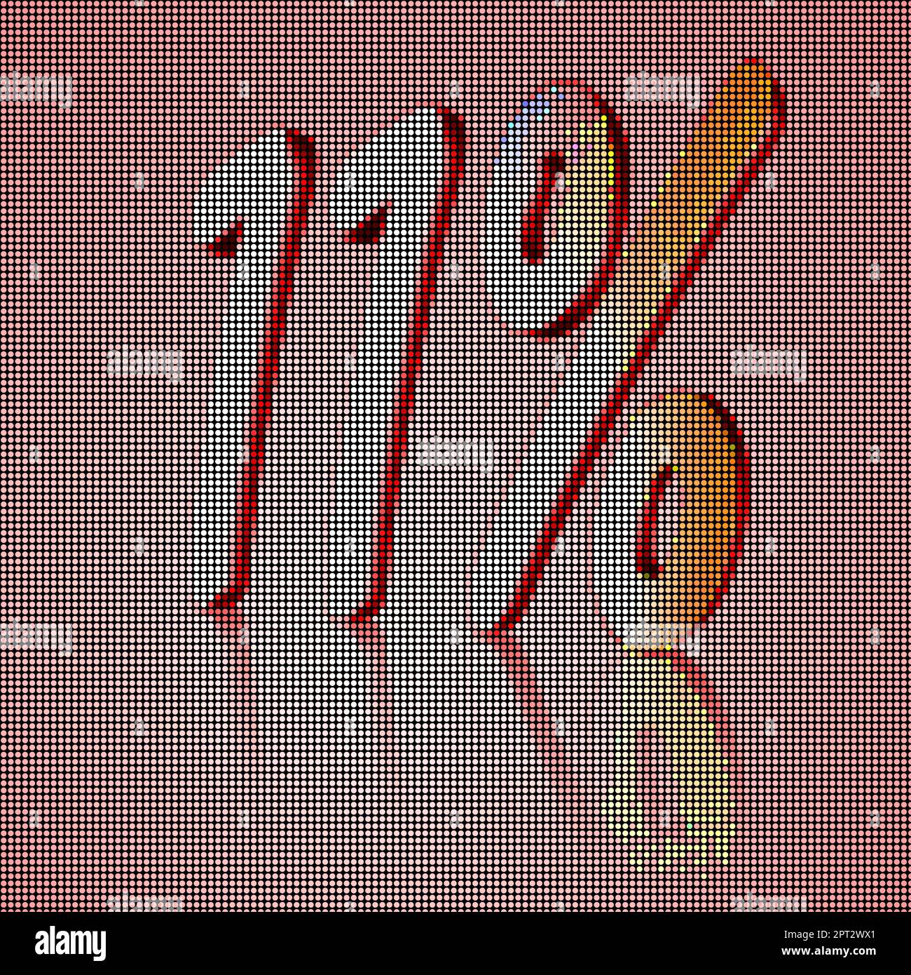 11%, 11 percent as a 3D illustration, 3D rendering Stock Photo - Alamy