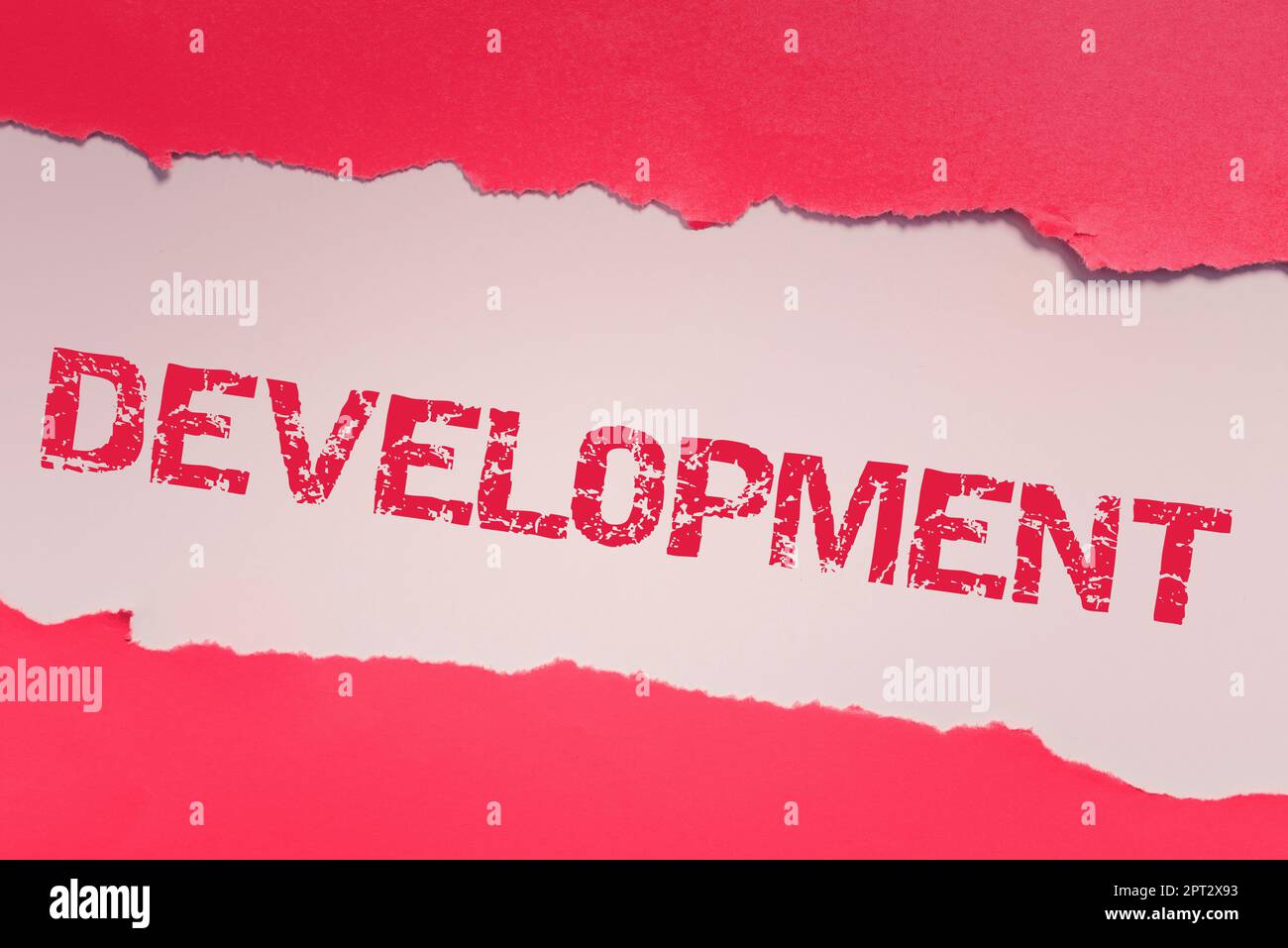 Text sign showing Development, Internet Concept a cycle in which ...