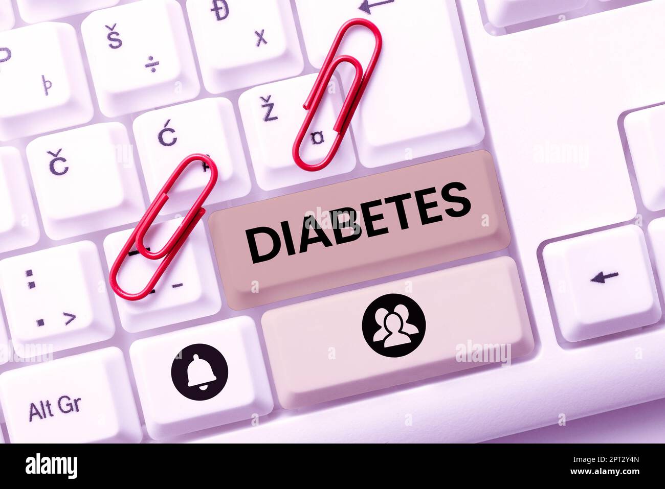 Hand writing sign Diabetes, Business idea any of various abnormal ...