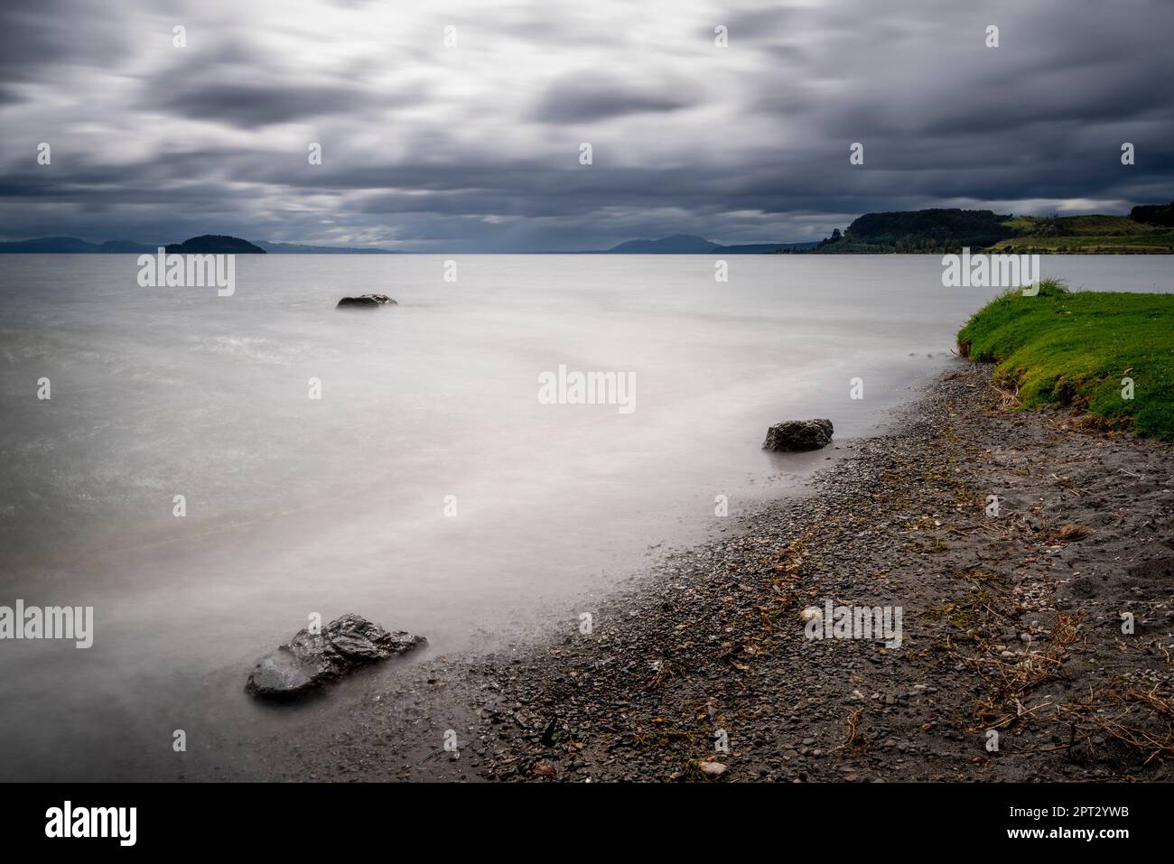 Lake Taupo, Waikato Region, North Island, New Zealand Stock Photo - Alamy