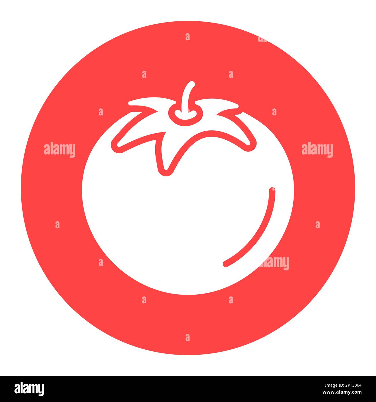 Tomato isolated design vector glyph icon. Vegetable sign. Graph symbol ...