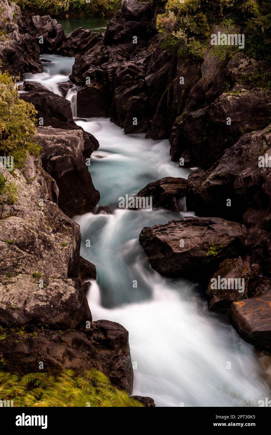 The Aratiatia Rapids, Waikato Region, North Island, New Zealand Stock ...