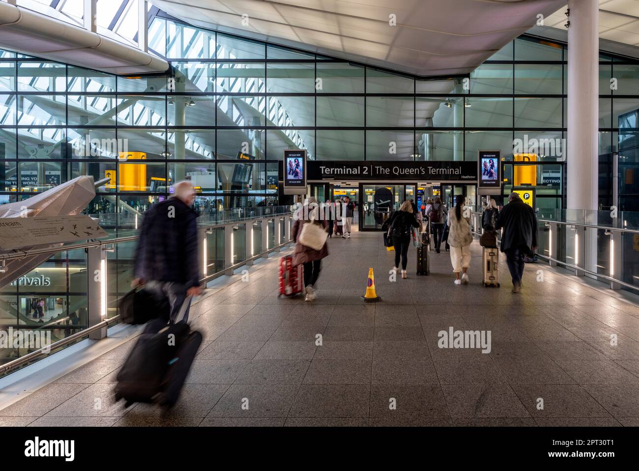Terminal 2 (The Queen's Terminal) Heathrow Airport, London, UK Stock ...