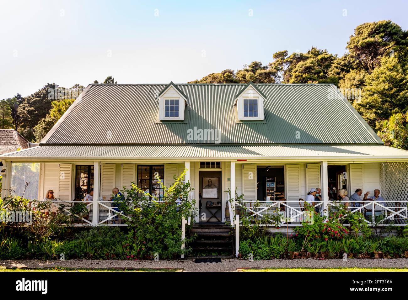 Cafe At Pompallier Mission, Russell, Bay of Islands, Northland, New ...