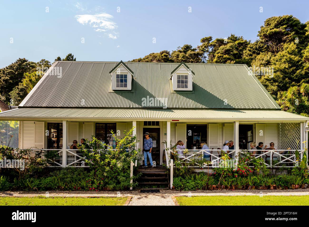 Cafe At Pompallier Mission, Russell, Bay of Islands, Northland, New ...